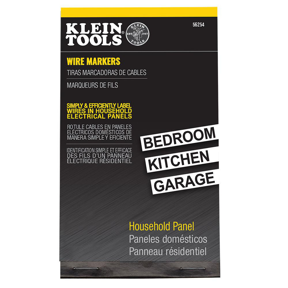 Klein Tools - Wire Marker Books & Pens: Electrical, MAIN, Self-Adhesive ...