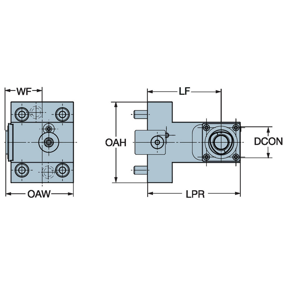 Sandvik Coromant - Lathe Modular Clamping Units: Adapter/Mount, C3 ...