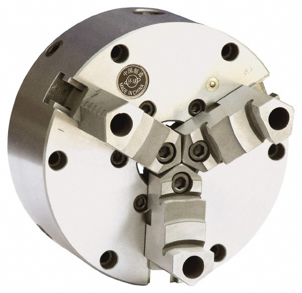 Gibraltar - Manual Lathe Chuck: 12", 3 Jaws, Self-Centering | MSC Direct