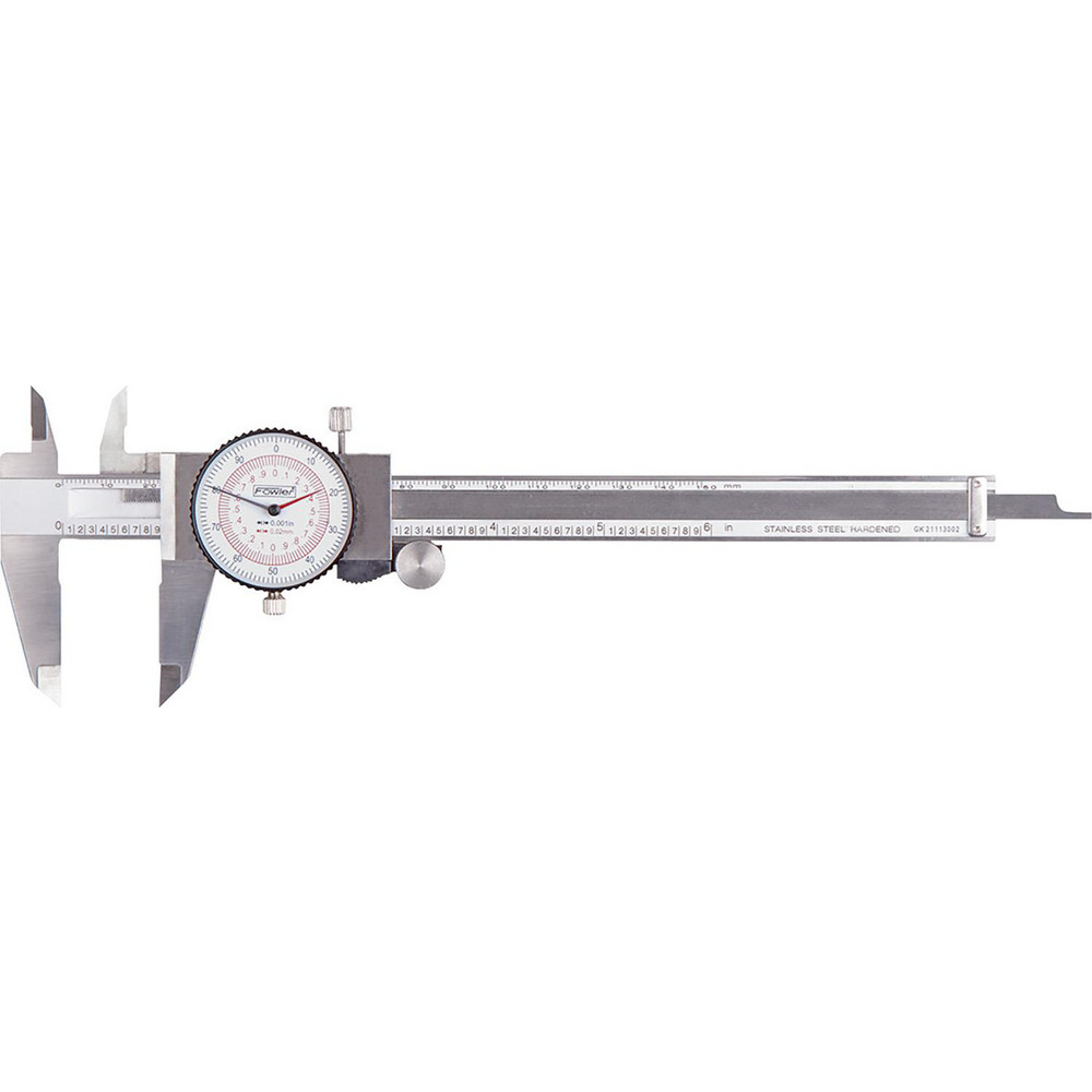 Fowler - Dial Caliper: 300.00 mm, 0.0200 mm Graduation, 0.05 mm ...