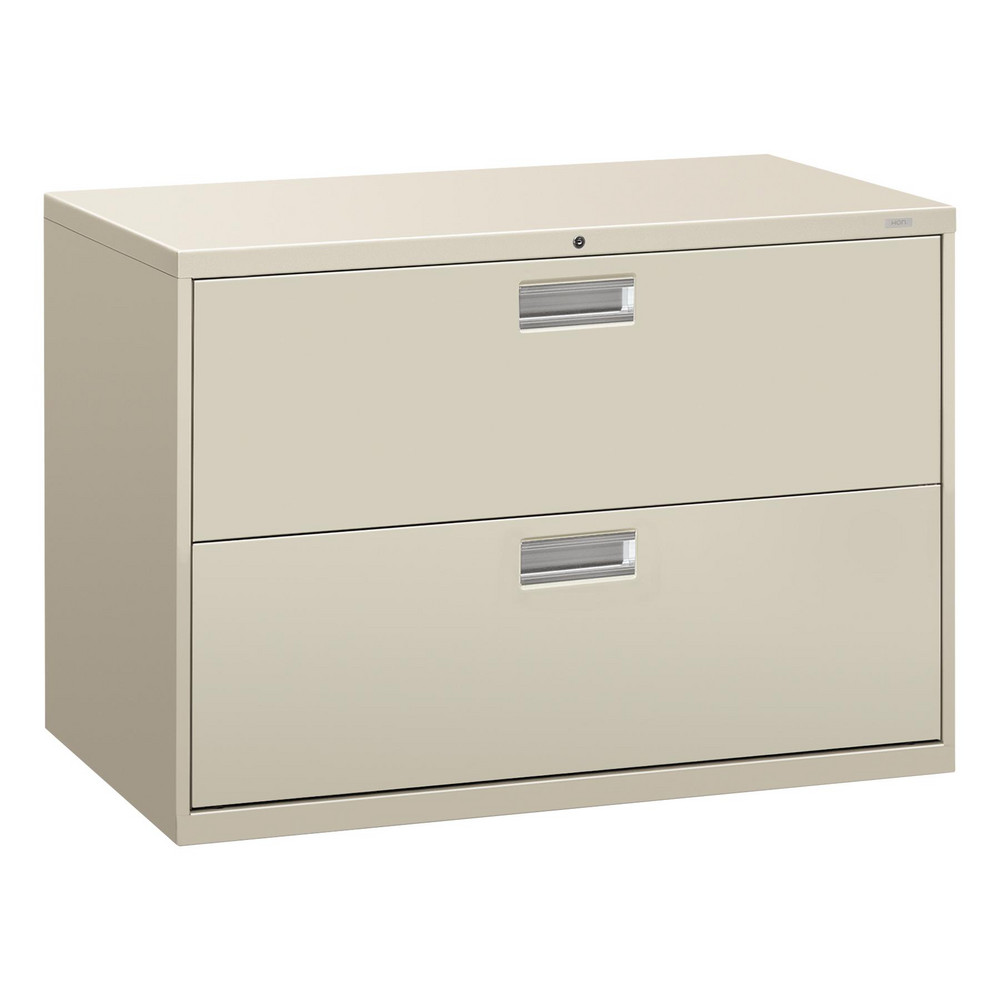 Hon - Lateral File Cabinet: 2 Drawer, Steel, Light Gray | MSC Direct