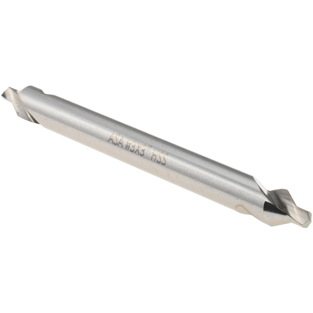 Magafor - Combination Drill & Countersink: #3, 1/4" Body Dia, 118 deg ...