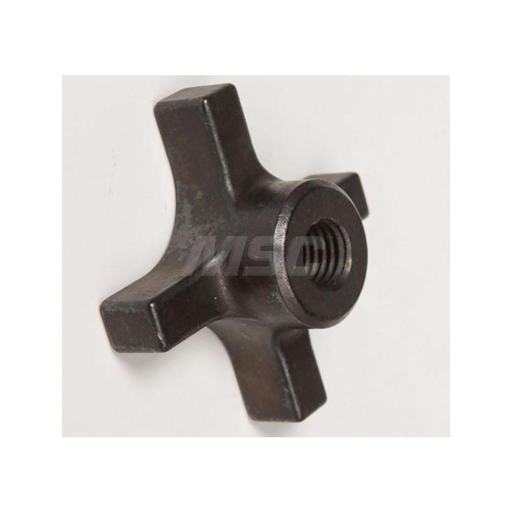 Made in USA - Lobed Knob: 2-1/2" Head Dia, 4-Point, Steel, Plain | MSC ...