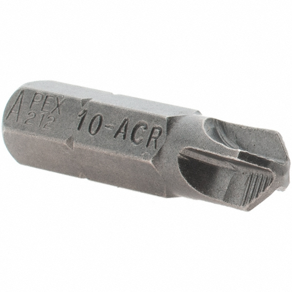 Apex - Screwdriver Insert Bit: 10 mm Point, 1/4" Drive, 1-1/4" OAL ...