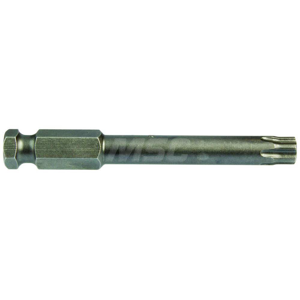 Apex - Power Screwdriver Bit: T50 Torx, 0.44" Hex Drive | MSC Direct