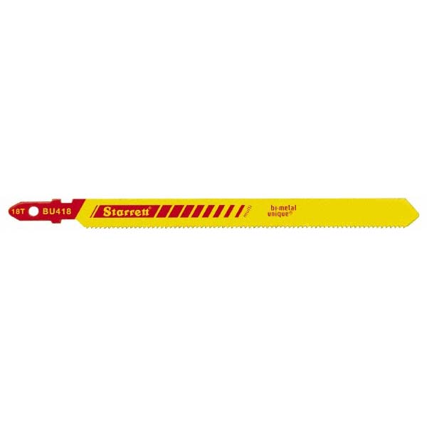 Starrett - Jigsaw Blade: Bi-Metal, 18 TPI, 0.04" Blade Thickness, 3/8 ...
