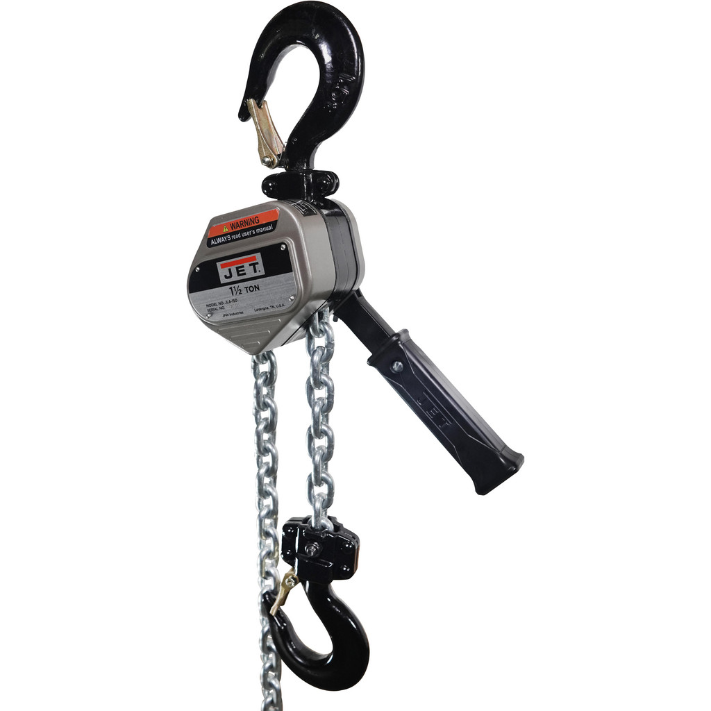 Jet - Manual Lever Hoist: 3000 lb Capacity, 20' Max Lift | MSC Direct