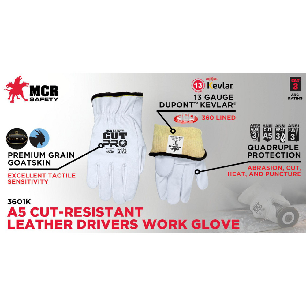 MCR Safety - Cut, Puncture & Abrasion-Resistant Gloves: Memphis® 3601K ...