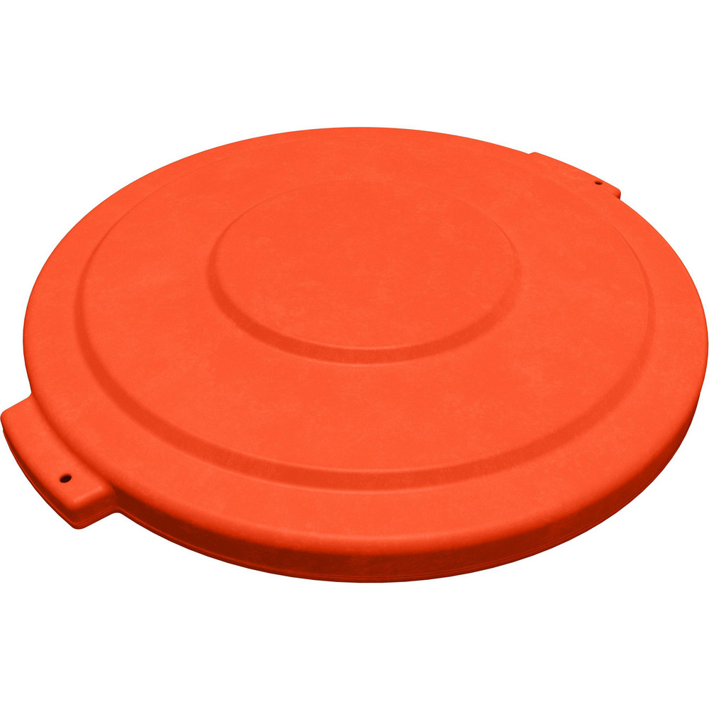 Carlisle - Bronco™ 32 gal Round Trash Container Lid, Orange | MSC Direct