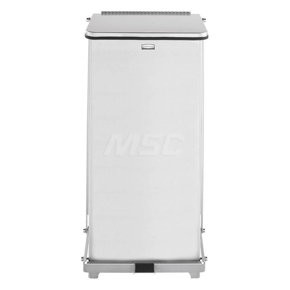 Rubbermaid - Defenders Biohazard Steel Trash Can, Step-On, 13 Gal ...