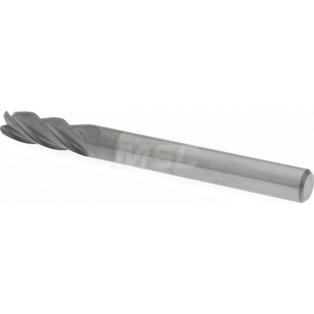 Supermill - Corner Radius End Mill: 1/4" Dia, 3/4" LOC, 0.0450" Radius ...