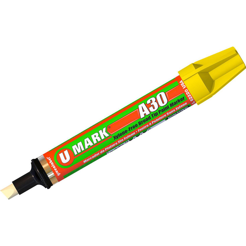 U-Mark - Liquid Paint Marker: Yellow, Alcohol Base, Fade Resistant ...