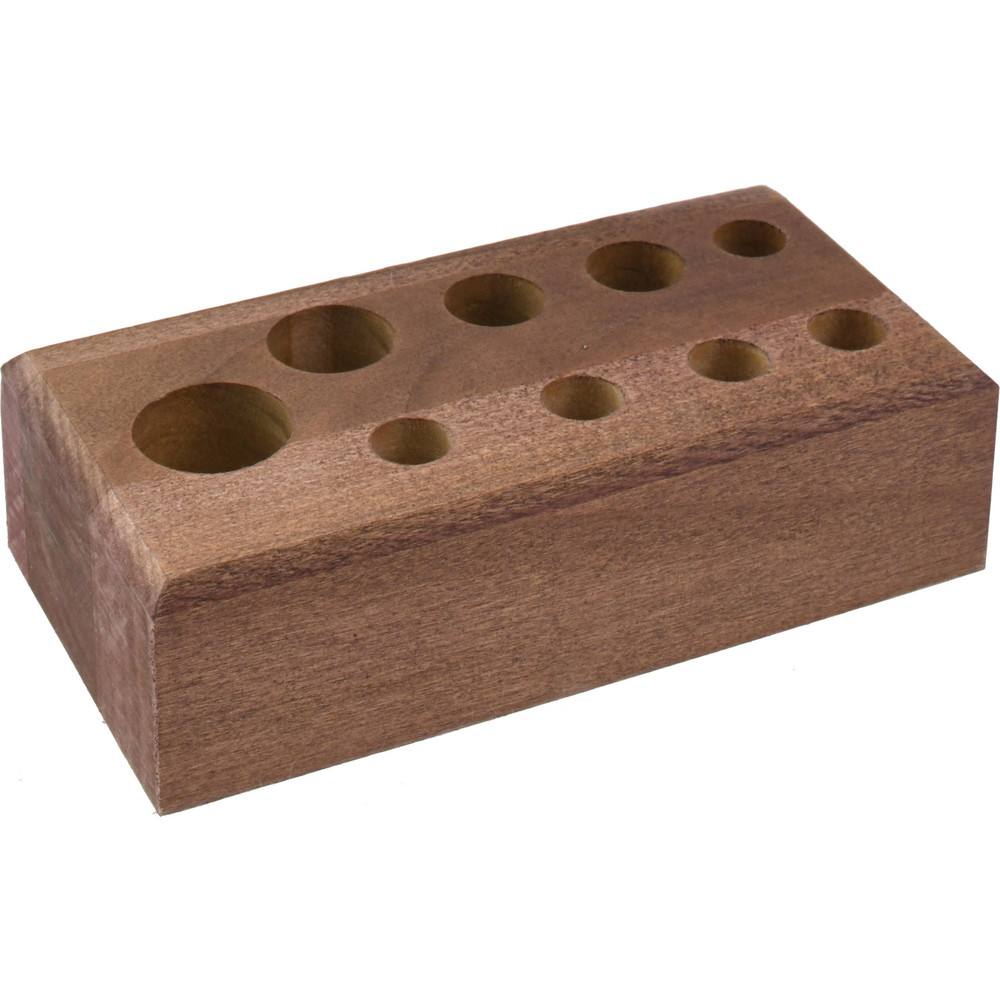 Made in USA - FOR 9PC END MILL SET WOOD BASE | MSC Direct