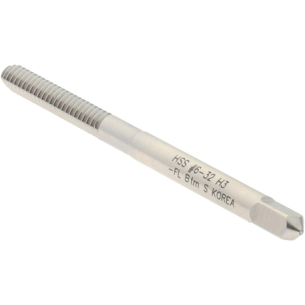 Hertel - Thread Forming Tap: #6-32 UNC, 2B Class of Fit, Bottoming Chamfer, High-Speed Steel ...