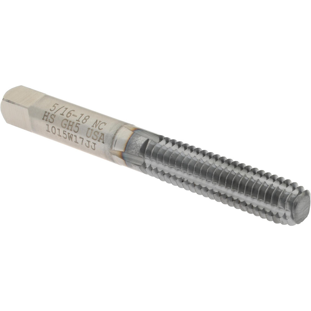 Hertel - Thread Forming Tap: 5/16-18 UNC, 2B Class of Fit, Bottoming Chamfer, High-Speed Steel ...