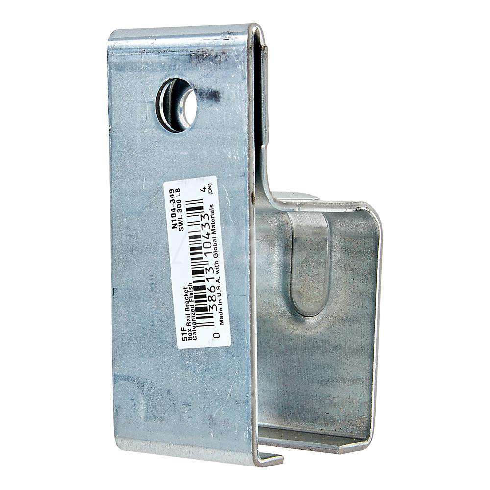 National Hardware - 300 Lb Capacity, Galvanized, Single Box Rail ...