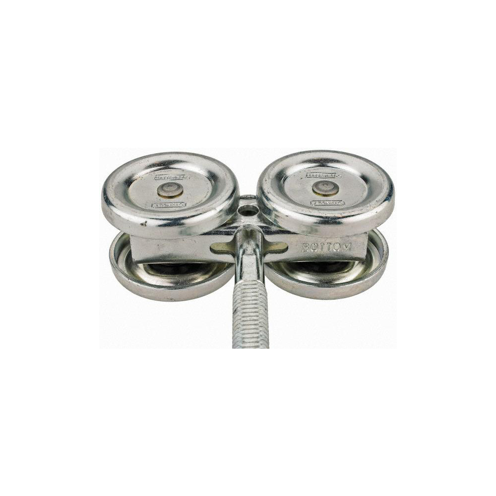 National Hardware - 2 Piece, Zinc, Box Track Trolley | MSC Direct