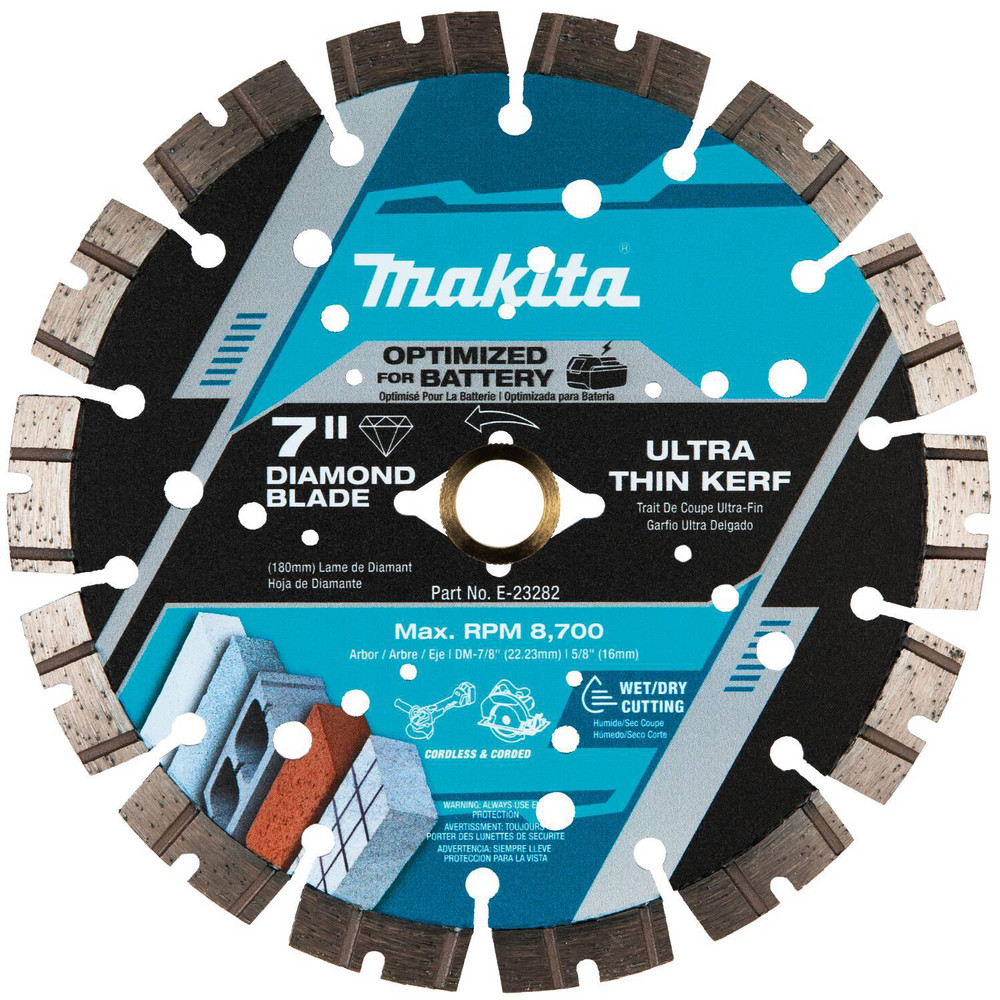 Makita - Wet & Dry-Cut Saw Blades: Blade Diameter (Inch): 7; Blade ...