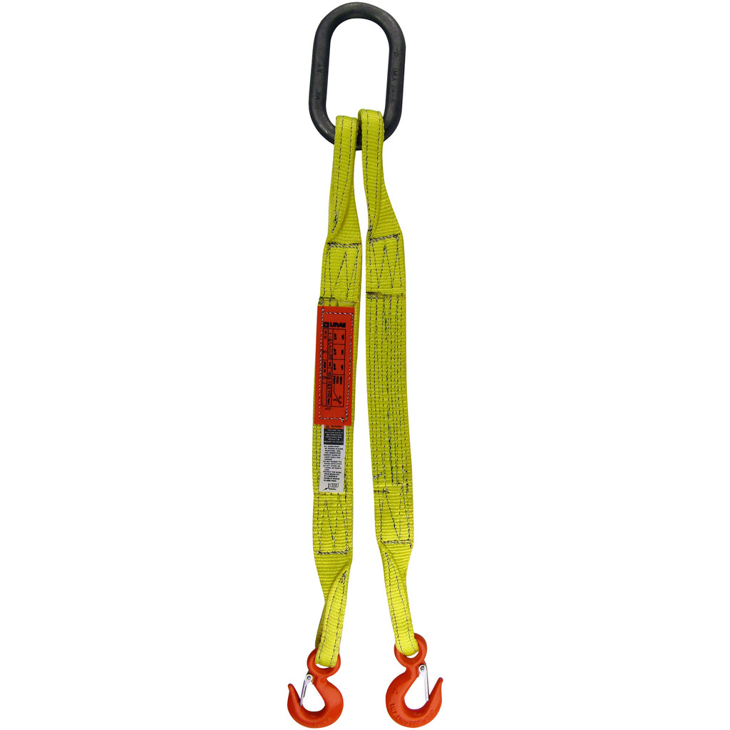 Lift-All - Bridle, Type 10 Web Sling: 3' Long, 2" Wide, Nylon | MSC Direct