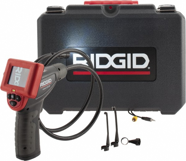 Ridgid - Inspection Camera: 3' Probe, 3/4" Probe Dia, 480 x 234 pixels ...