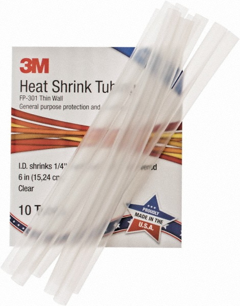 3M - 6" Long, 2:1, Polyolefin Heat Shrink Electrical Tubing - 77676989 ...