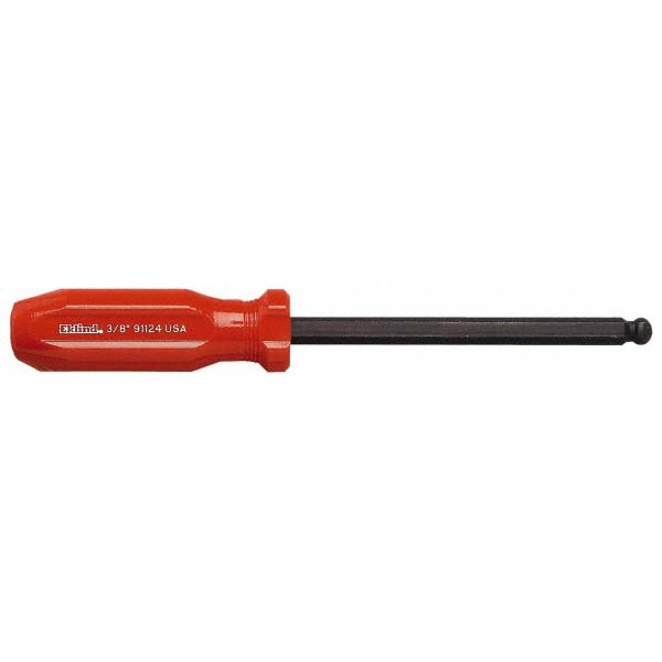 Eklind - Ball End Hex Driver: 7/16" Hex, 10-3/64" OAL, Screwdriver ...