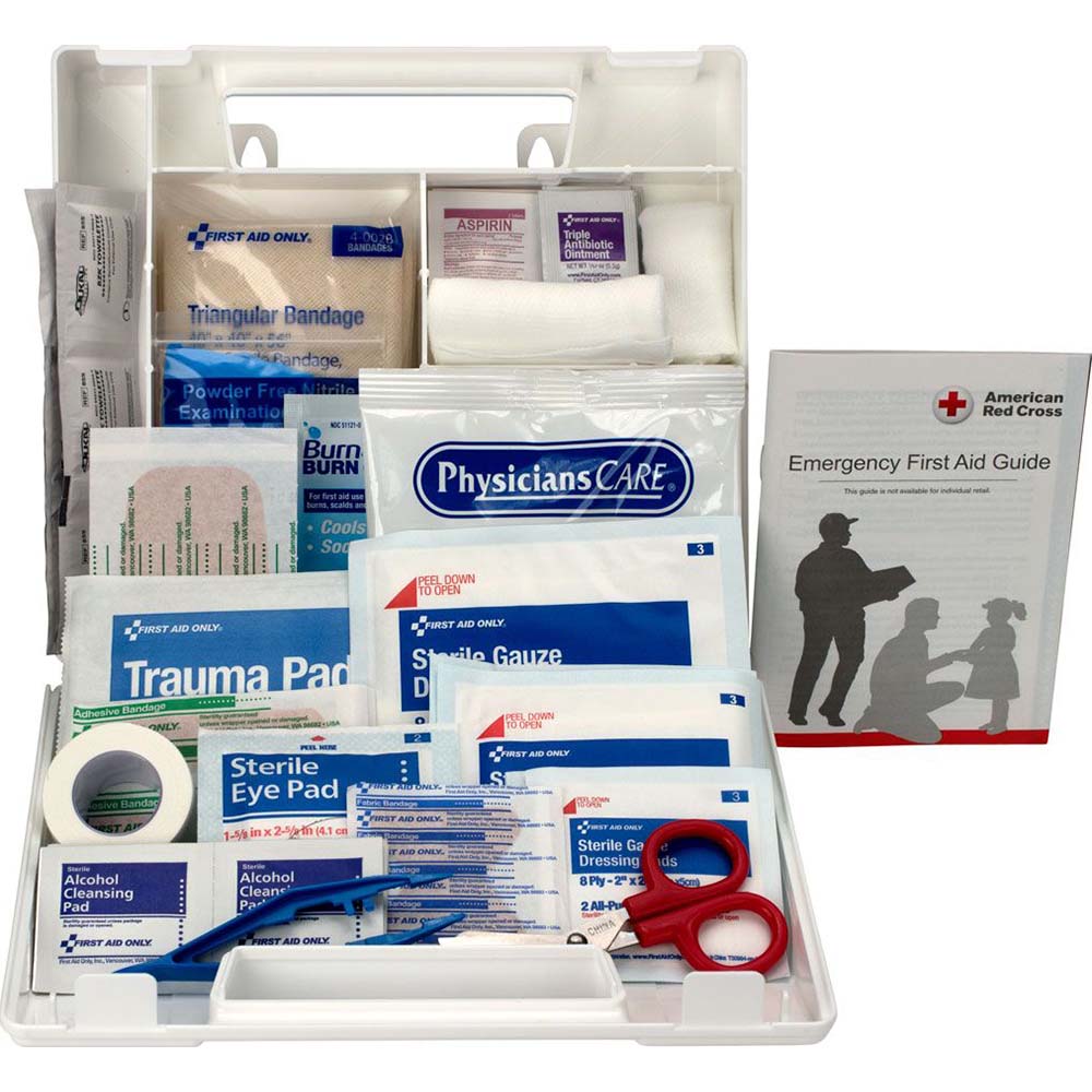 First Aid Only - 62 Pc First Aid First Aid Kit for 10: | MSC Direct
