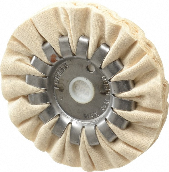 Made in USA - 4" Diam x 1/2" Thick Unmounted Buffing Wheel - 77750339 ...