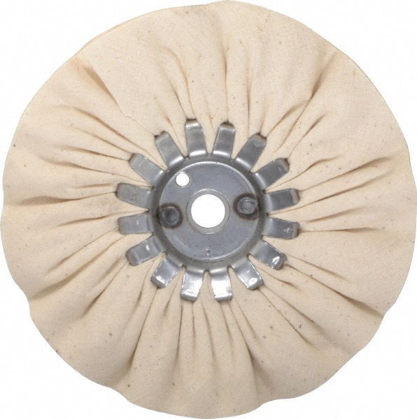 Made in USA - 6" Diam x 1/2" Thick Unmounted Buffing Wheel - 77750354 ...