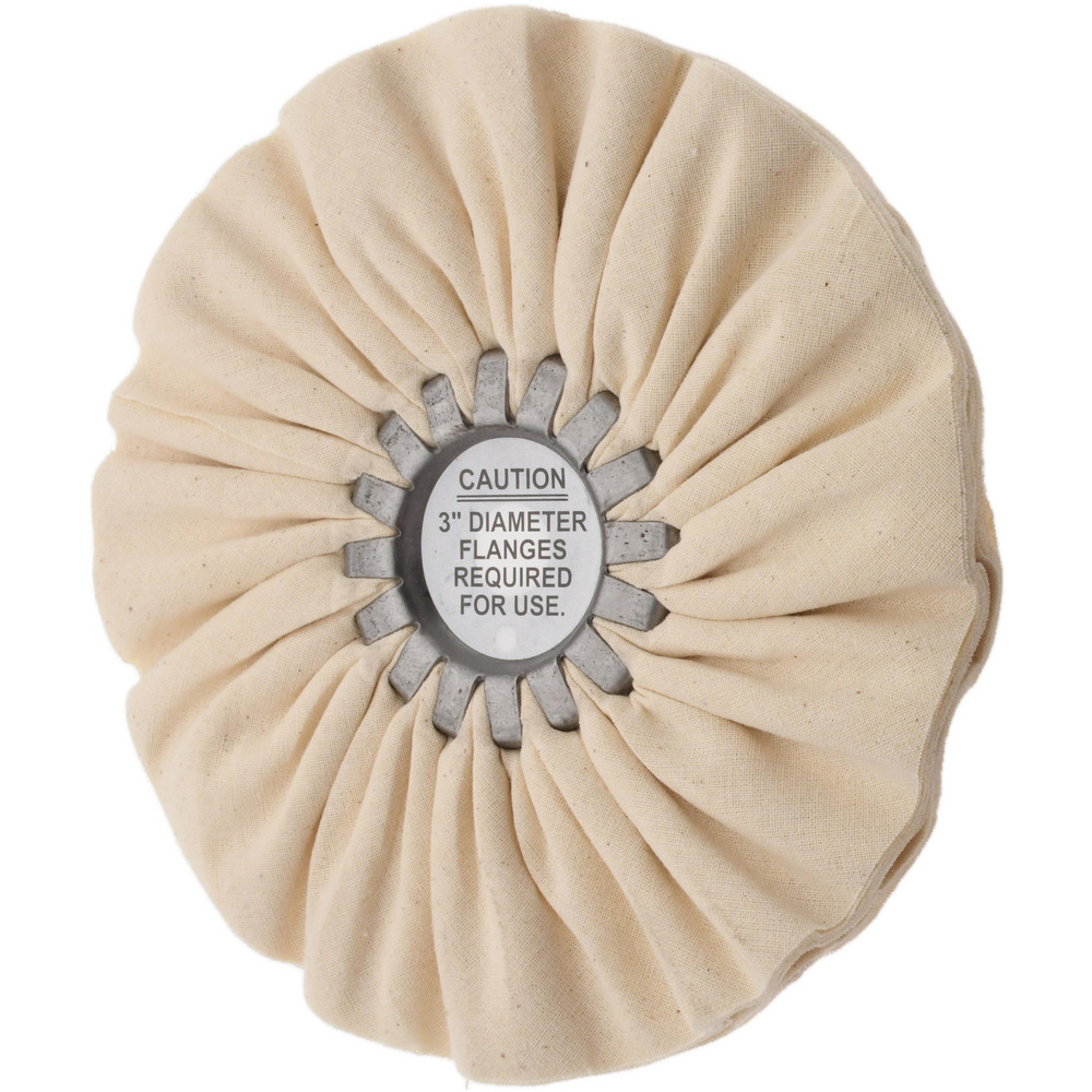 Made in USA - Unmounted Bias Buffing Wheel: 7" Dia, 1/2" Thick, 5/8 ...