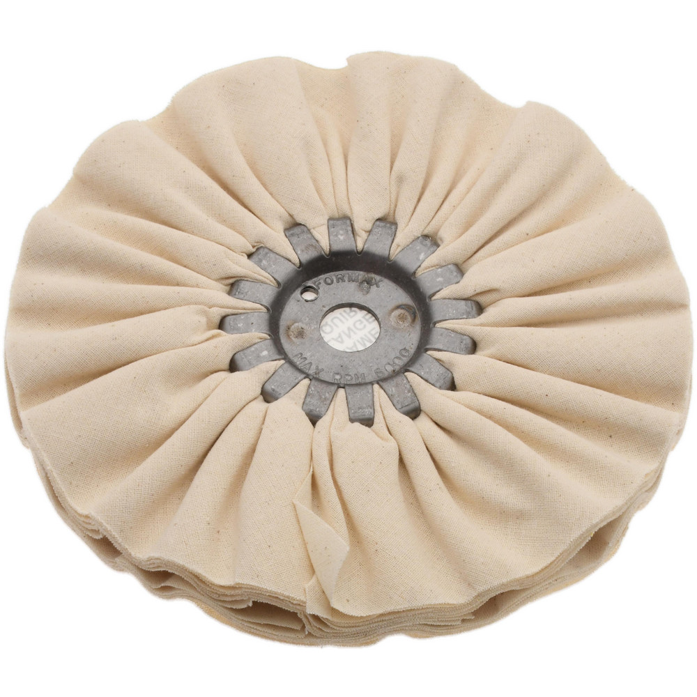 Made in USA - Unmounted Bias Buffing Wheel: 7" Dia, 1/2" Thick, 5/8 ...