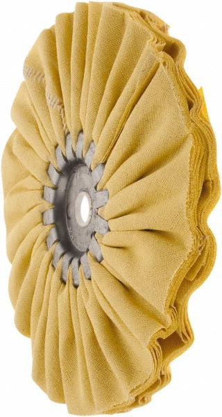 Made in USA - Unmounted Bias Buffing Wheel: 7" Dia, 1/2" Thick, 5/8 ...