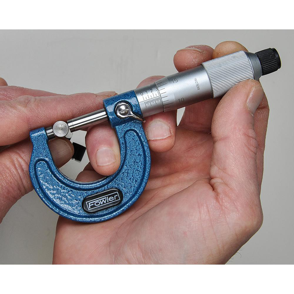 Fowler - Mechanical Outside Micrometer: 1" Range, 0.001" Graduation ...