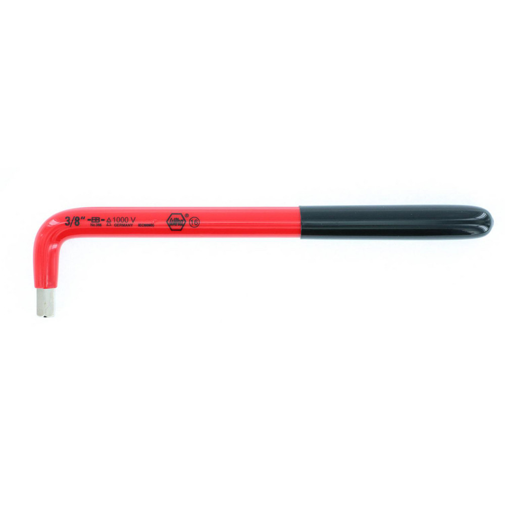 Wiha - L-Handle Hex Key: 3/8", Hex End, Long Arm | MSC Direct