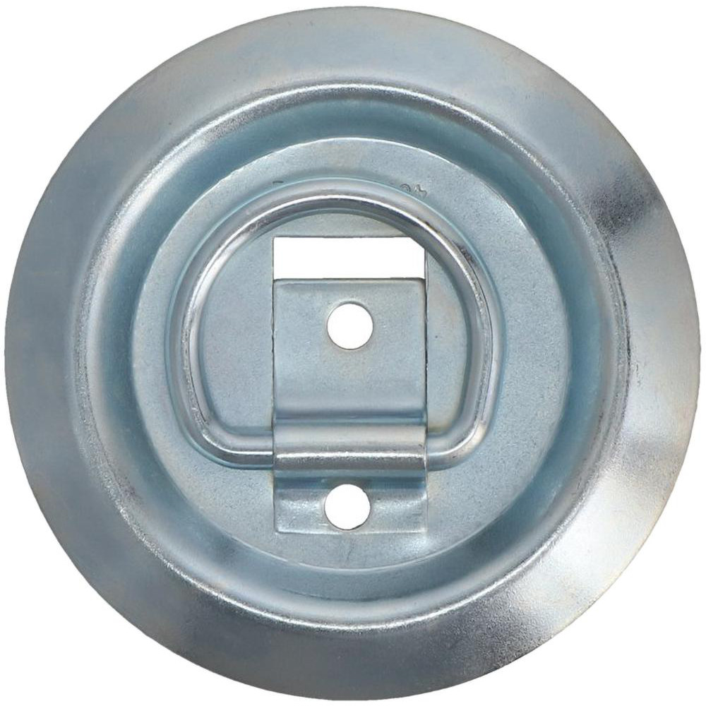 Kinedyne - Tie Down Anchors: D-Ring Pan Fitting, 400, Steel | MSC Direct