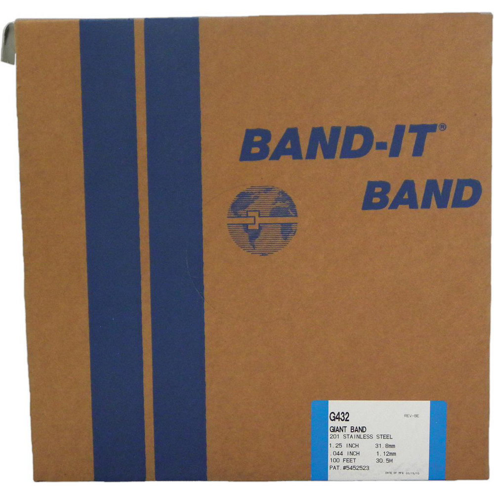 Band-It - Band Clamp: Banding Strap Roll, 1-1/4" Wide, 0.0440" Thick ...