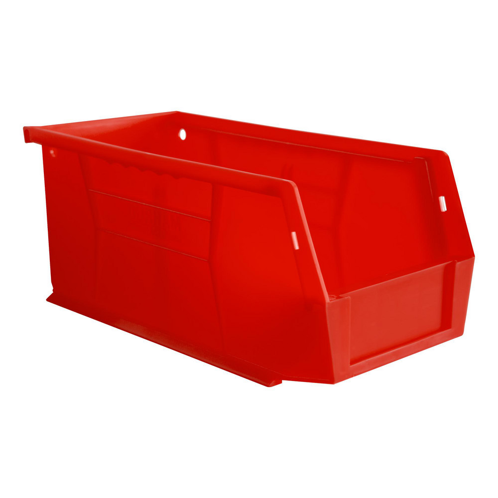 Durham - Plastic Hang & Stack Bin: Red | MSC Direct
