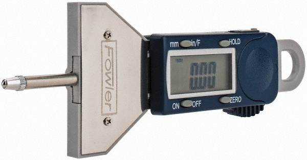 Fowler - 0" to 22" Metal (Rod) & Plastic (Body) Electronic Depth Gage ...