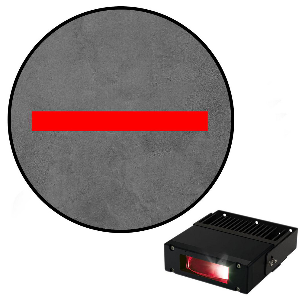 Visual Workplace - LED Line & Shape Projectors: Led Color: Red; Shape ...