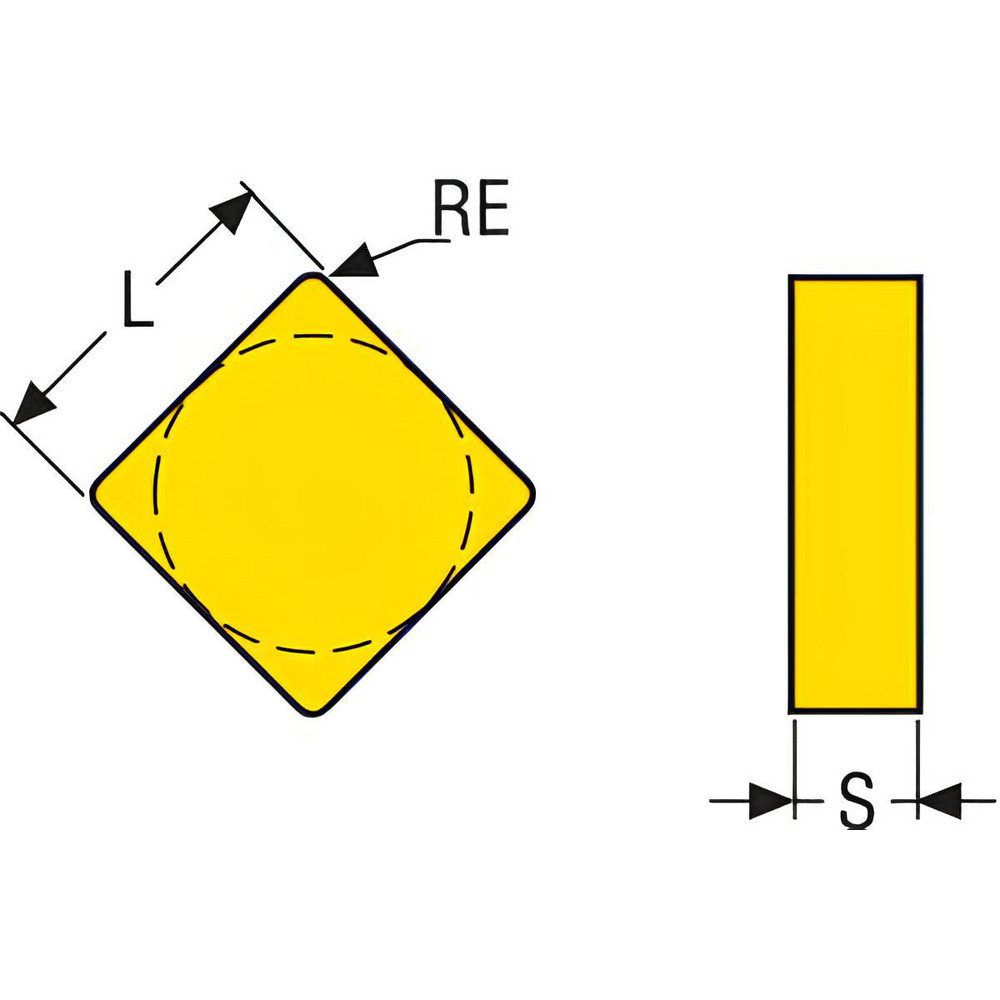 Seco - Turning Insert: SNMN434S00820P CBN600, PCBN | MSC Direct