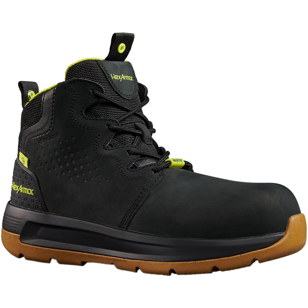 HexArmor® - Work Boot: Size 9, Leather, Composite Toe, Heat-Resistant ...