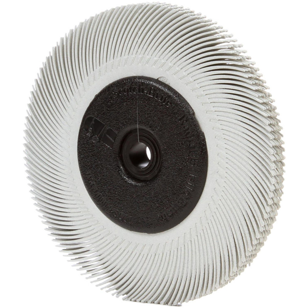 3M - Radial Bristle Brush: 6" Dia, 1" Center Hole, Ceramic | MSC Direct