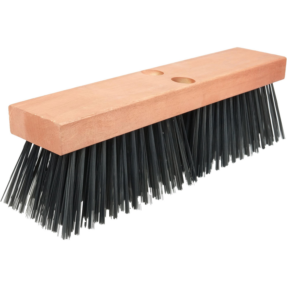 Weiler - Push Broom: 16" Wide, Wire Broom, Steel Wire Bristles | MSC Direct