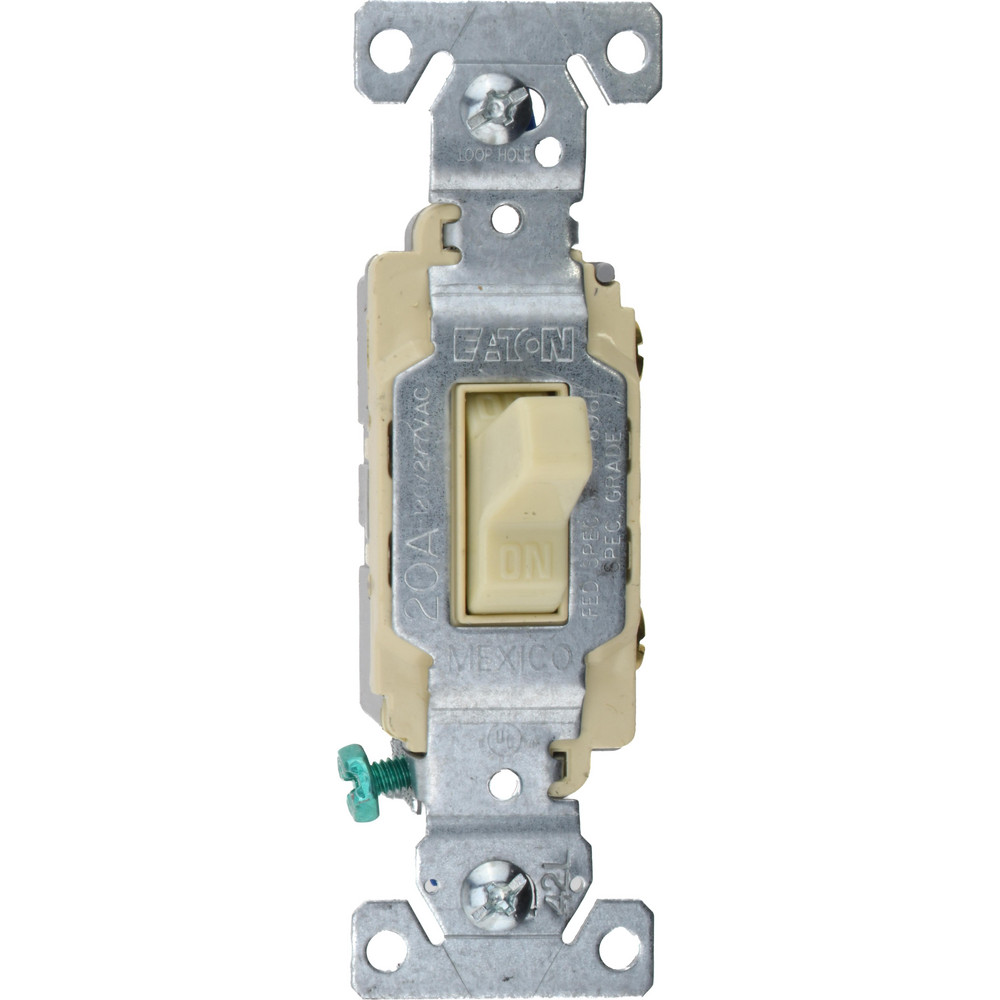 Cooper Wiring Devices - 1 Pole, 120 to 277 VAC, 20 Amp, Commercial ...