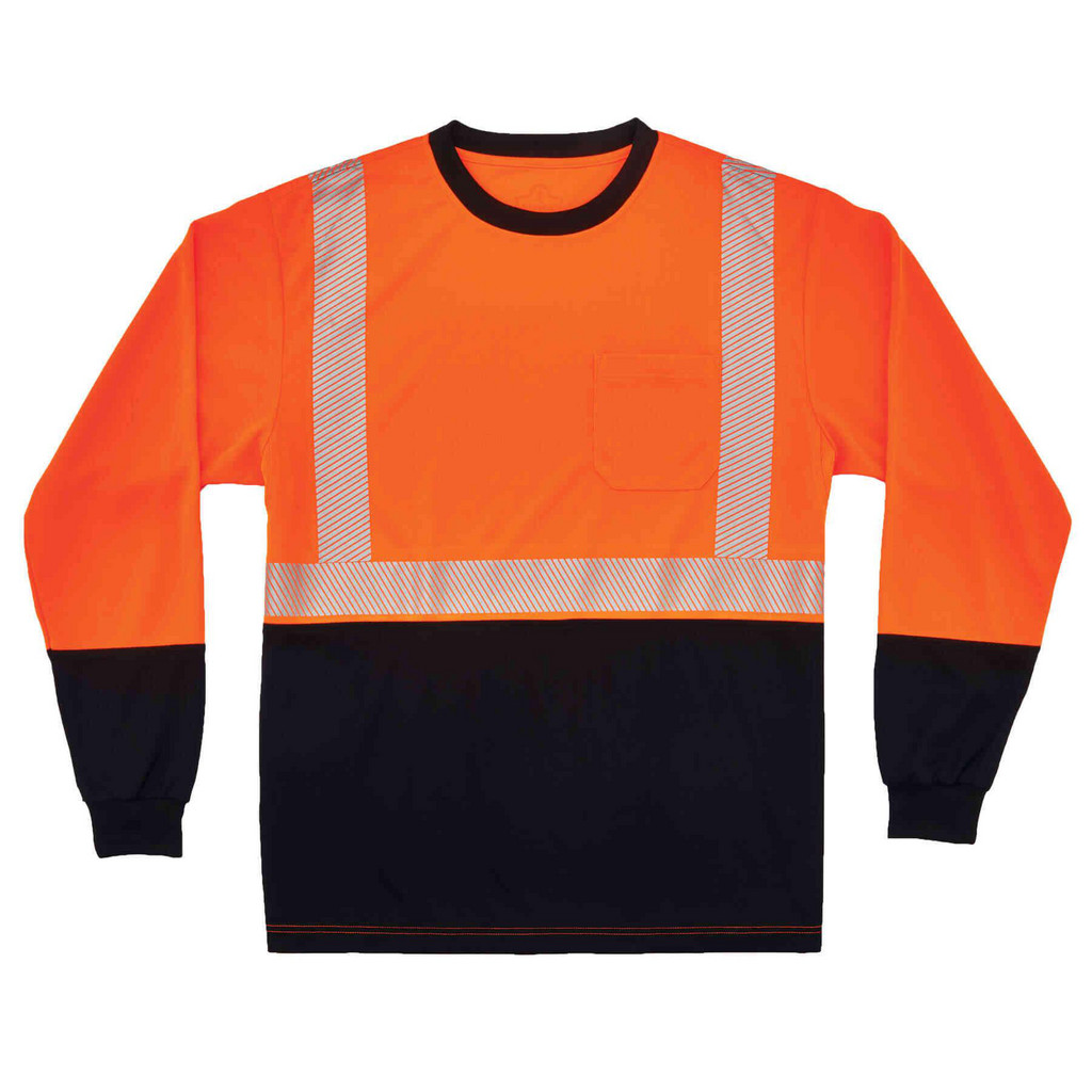 Ergodyne - Work Shirt: Hi-Visibility, Long Sleeve, 8X-Large Tall ...