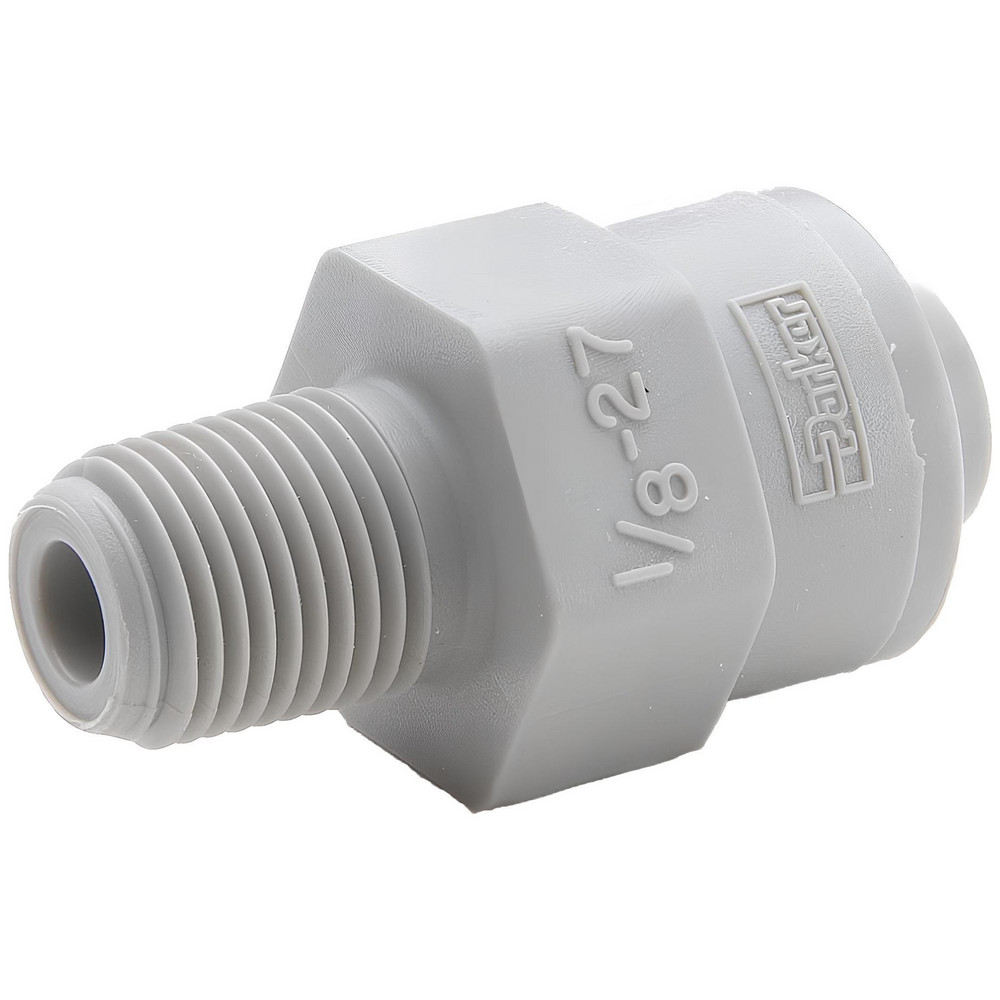 Parker - Push-to-Connect Tube x Pipe Fitting: Connector, NPTF, 3/8" OD | MSC Direct