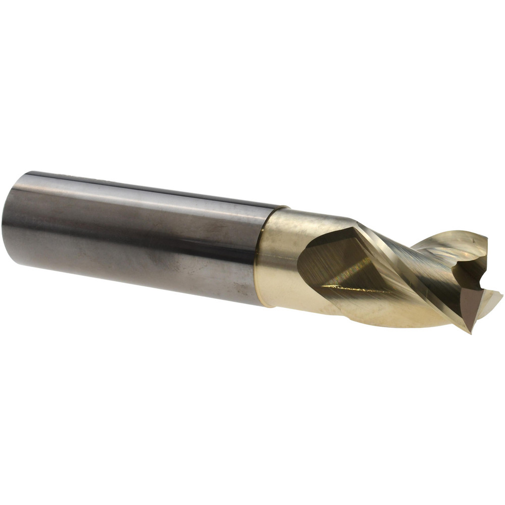 Accupro - Square End Mill: 1" Dia, 1-1/4" LOC, 3 Flute, Solid Carbide ...