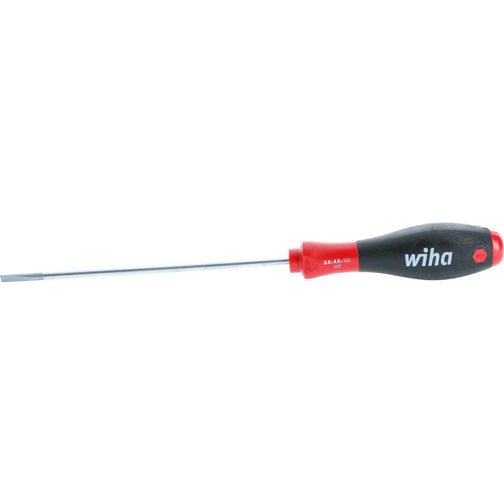Wiha - Slotted Screwdrivers: Blade Width (mm): 4.00; Blade Length (Inch ...