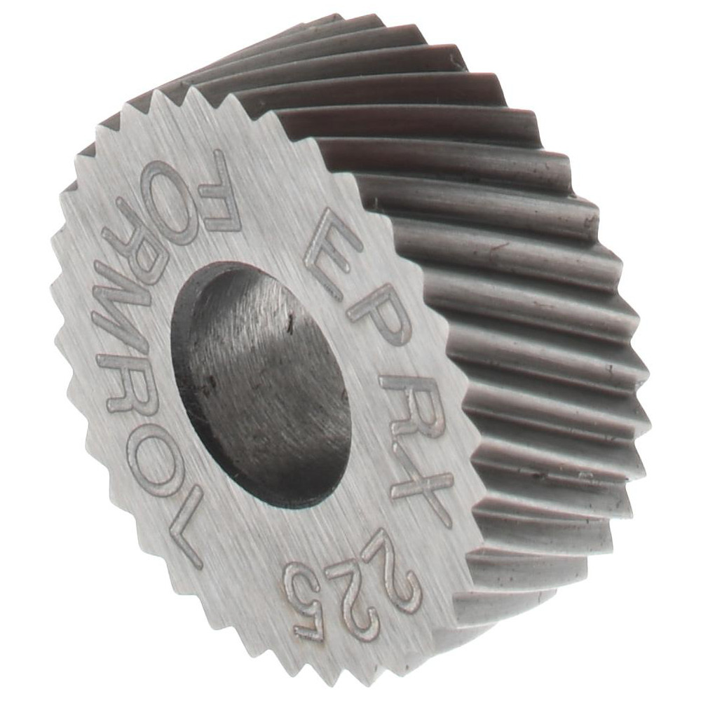 Value Collection - Standard Knurl Wheel: 1/2" Dia, 90 ° Tooth Angle, 25 ...