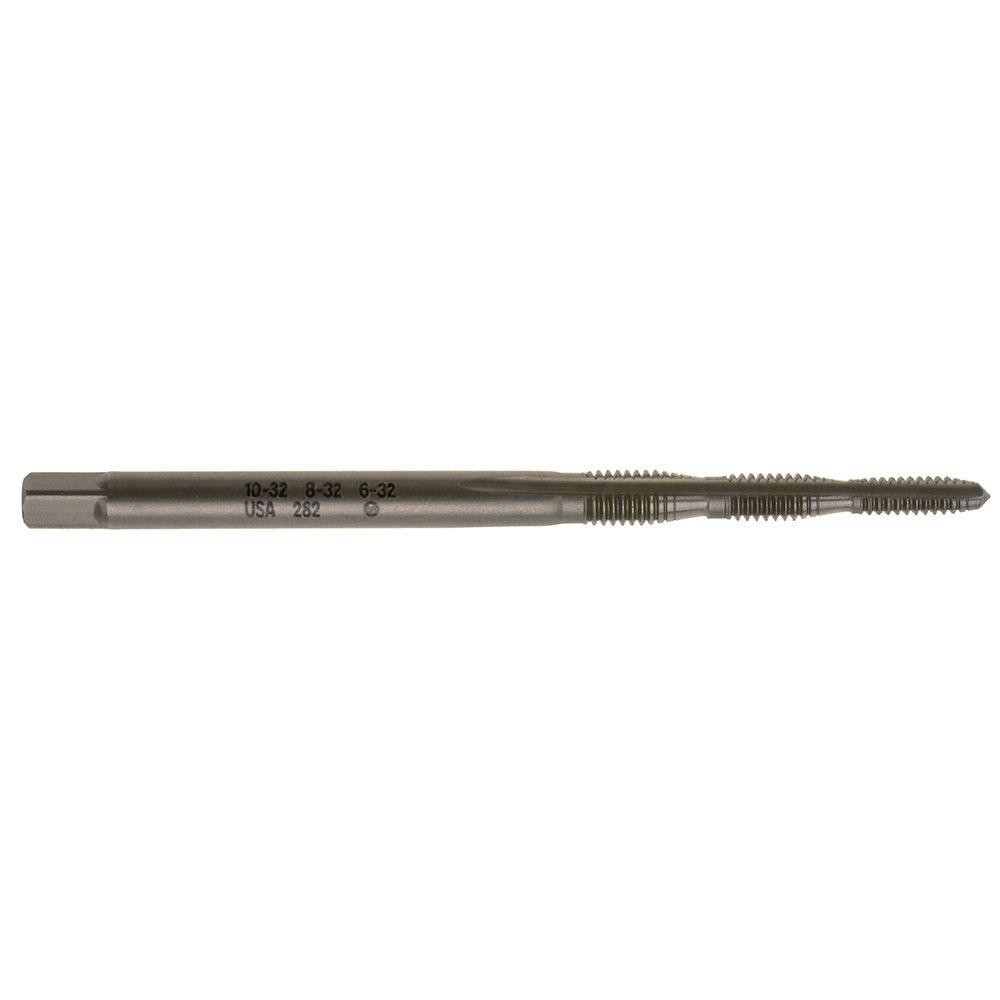 Klein Tools - Tap Set: 1/4-20, 3 Flute, Taper, Steel, Oxide Finish ...